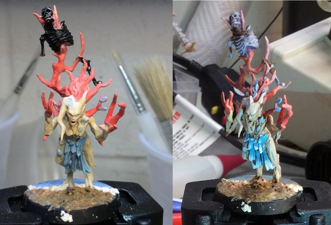 Coral Sylvaneth: Process | Blue Canary